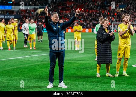 Prague, Czech Republic 20250917. Champions Leauge match between Slavia ...