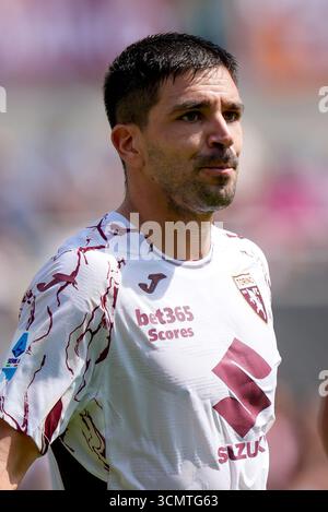 Giovanni Simeone of Torino Fc looks on during the Coppa Italia Round of ...