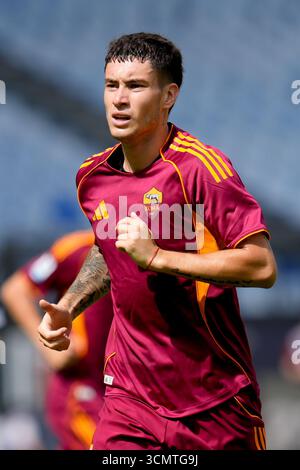 Matias Soule of AS Roma looks on during the UEFA Europa League MD2 ...