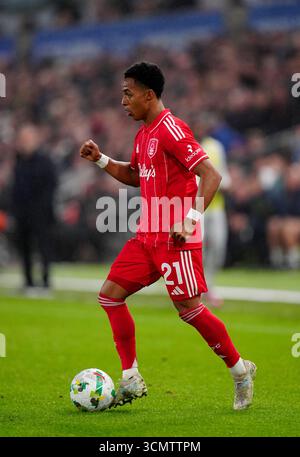 Omari Hutchinson of Nottingham Forest during the Premier League match ...