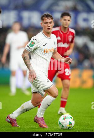 Swansea City's Ethan Galbraith during the Sky Bet Championship match at ...