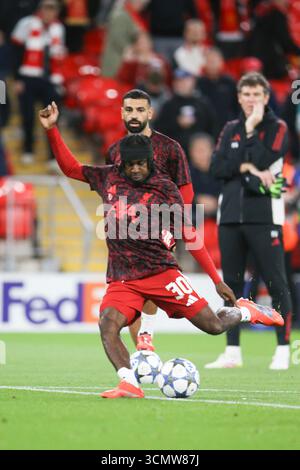 Jeremie Frimpong of Liverpool during the Premier League match Tottenham ...
