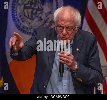 U.S. Sen. Bernie Sanders, I-VT., speaks during a Get Out The Vote rally ...