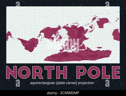 World map vector. Equirectangular projection. Adorable vector ...