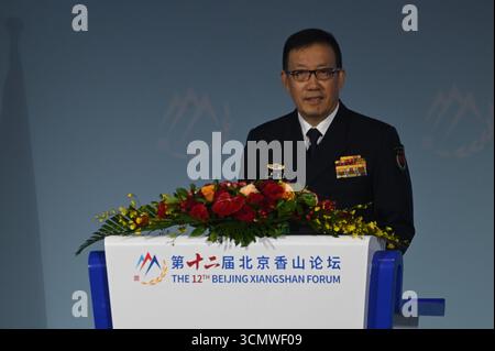 China's Defense Minister Dong Jun arrives for the ASEAN Defense ...