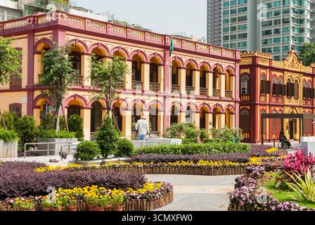 Neo-classical buildings preserved, Tap Seac square, Macau, Special ...