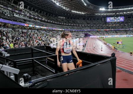 Tokyo, Japan 20250918. Henriette Jæger during the 400 meters final in ...