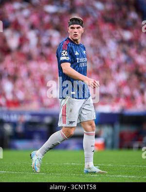 Viktor Gyokeres of Arsenal FC looks dejected during the UEFA Champions ...