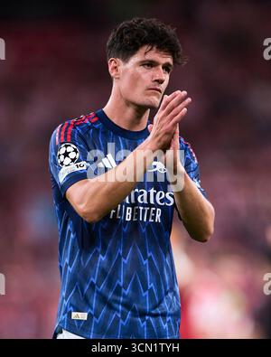 Christian NORGAARD of Arsenal FC during the UEFA Champions League ...