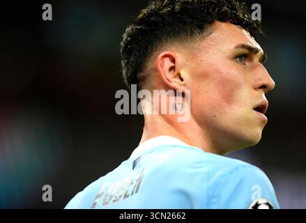 Phil Foden (47) of Manchester City F.C. during the UEFA Champions ...