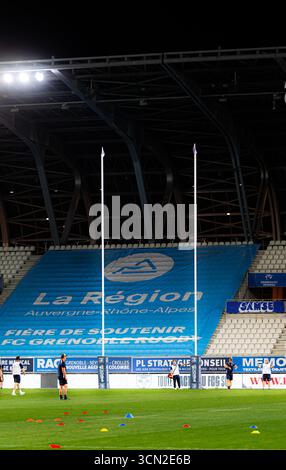 Stade des Alpes during the French Second Division Soccer Championship ...