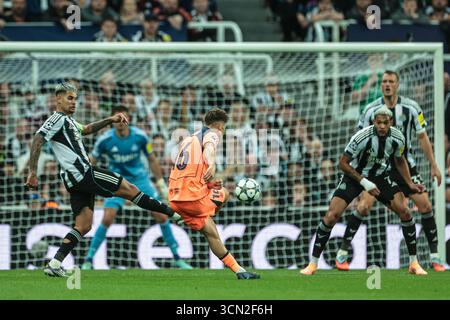 Fermín López Of Barcelona during the Newcastle United FC v FC Barcelona ...