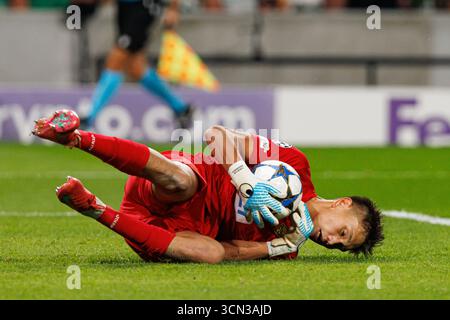 Sherkhan Kalmurza seen during Champions League 25 26 league phase game ...
