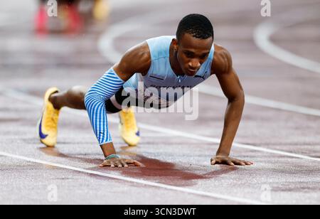 Busang Kebinatshipi (Botswana). 400m gold medal. World Athletics ...