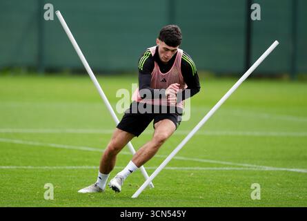 Celtic's Colby Donovan during a training session at Celtic Park ...