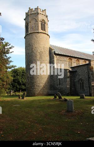 St Nicholas Church, Potter Heigham, Norfolk, UK. 10th Sep 2025. The ...