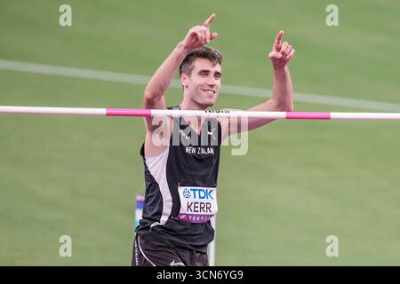 Hamish Kerr (New Zealand). High Jump gold medal. World Athletics ...