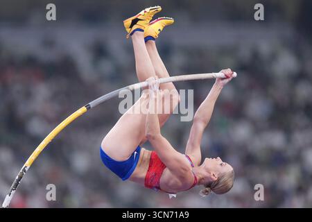 Katie Moon winning the World Athletics Championships in Tokyo 2025 ...