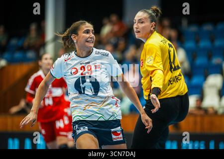 Cheb, Czech Republic 20250919. Mina Hesselberg in the friendly match in ...
