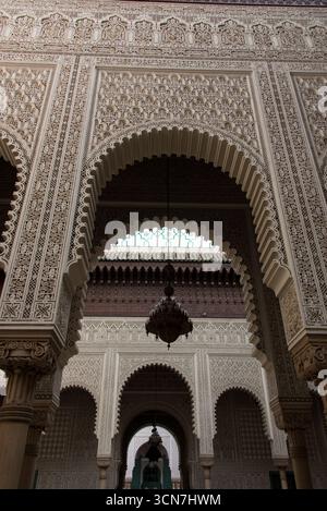 View of the Royal Palace of Casablanca, official residence of the ...