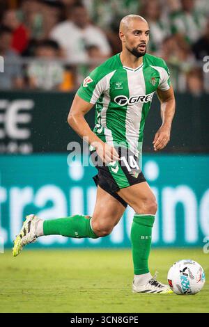 Sofyan AMRABAT of Real Betis Balompie during the Spanish championship ...