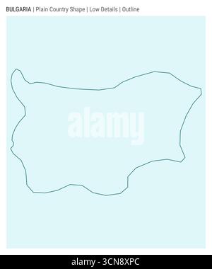 Bulgaria - plain country shape. Low, medium and high detailed maps of ...