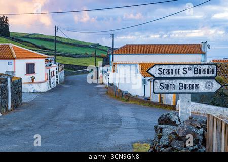 Traditional Azores private houses at Terceira island Azores, Portugal ...