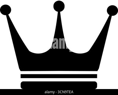 ing's crown black icon Stock Vector Image & Art - Alamy