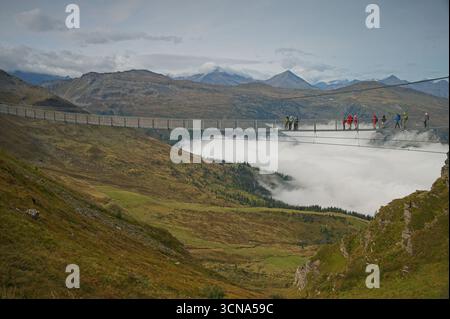 Stubnerkogel mountains landscape in Austria Stock Photo - Alamy