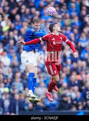 Jake O'Brien of Everton during the Premier League match Aston Villa vs ...