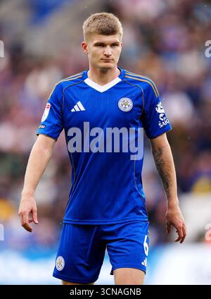 Leicester City's Jordan James during the Sky Bet Championship match at ...