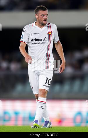 Jamie Vardy of US Cremonese looks on during the Serie A football match ...
