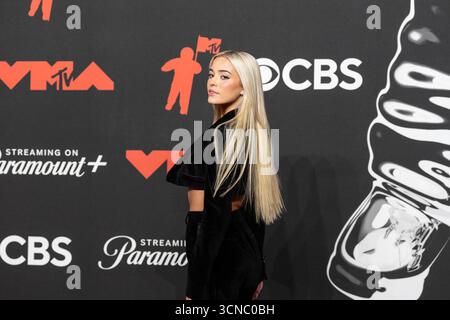 Livvy Dunne attends the 2025 MTV Video Music Awards at UBS Arena in ...