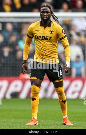 Wolverhampton Wanderers' Tolu Arokodare during the Premier League match ...