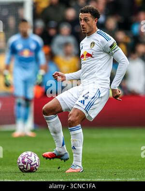 Ethan Ampadu of Leeds United during the Premier League match between ...