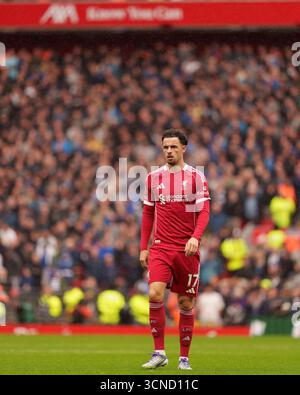 Curtis Jones of Liverpool during the Premier League match Liverpool vs ...