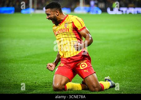 Matthieu Udol of Lens during the French championship Ligue 1 football ...