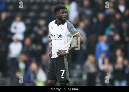 Derby County's Patrick Agyemang during the Sky Bet Championship match ...