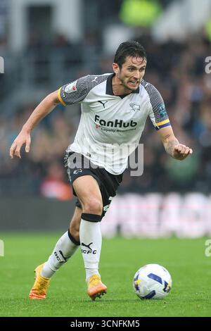 Derby County's Lewis Travis during the Sky Bet Championship match at ...
