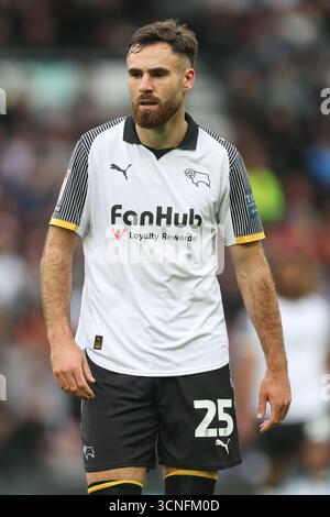 Derby County's Ben Brereton Diaz during the Sky Bet Championship match ...