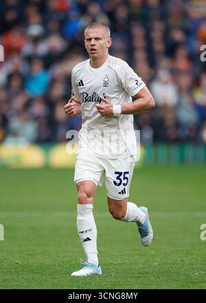 Nottingham Forest's Oleksandr Zinchenko during the Premier League match ...