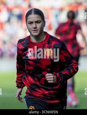 Jess Park of Manchester United during the Manchester United Women v ...