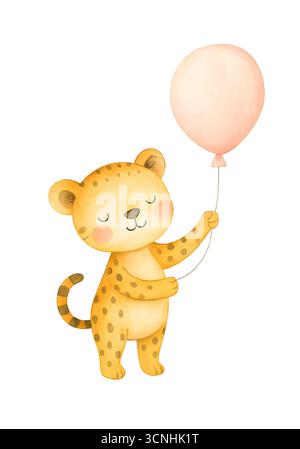 Cute safari wild tiger animal border for babies room decor. Seamless ...