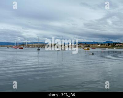 A panoramic view of Fishing boats in Qinglan Harbour Stock Photo - Alamy