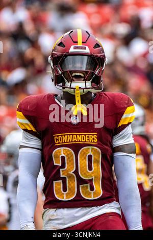 Las Vegas Raiders safety Jeremy Chinn (11) enters the field during ...