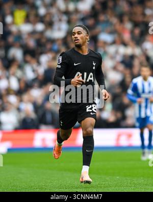 Wilson Odobert of Tottenham Hotspur during the Premier League match ...