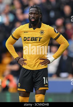 Wolverhampton Wanderers' Tolu Arokodare during the Premier League match ...