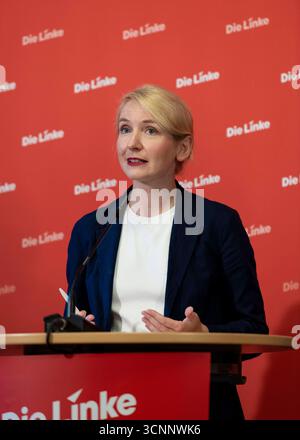 Pressekonferenz mit Ines Schwerdtner Pressekonferenz mit Ines ...