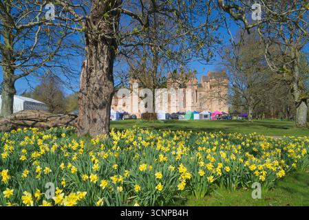Famous Baronial Fyvie Castle (13th Century). A much haunted 'tower ...
