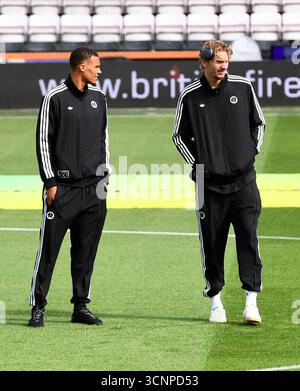 Nick Woltemade Of Newcastle United Arrives during the Newcastle United ...